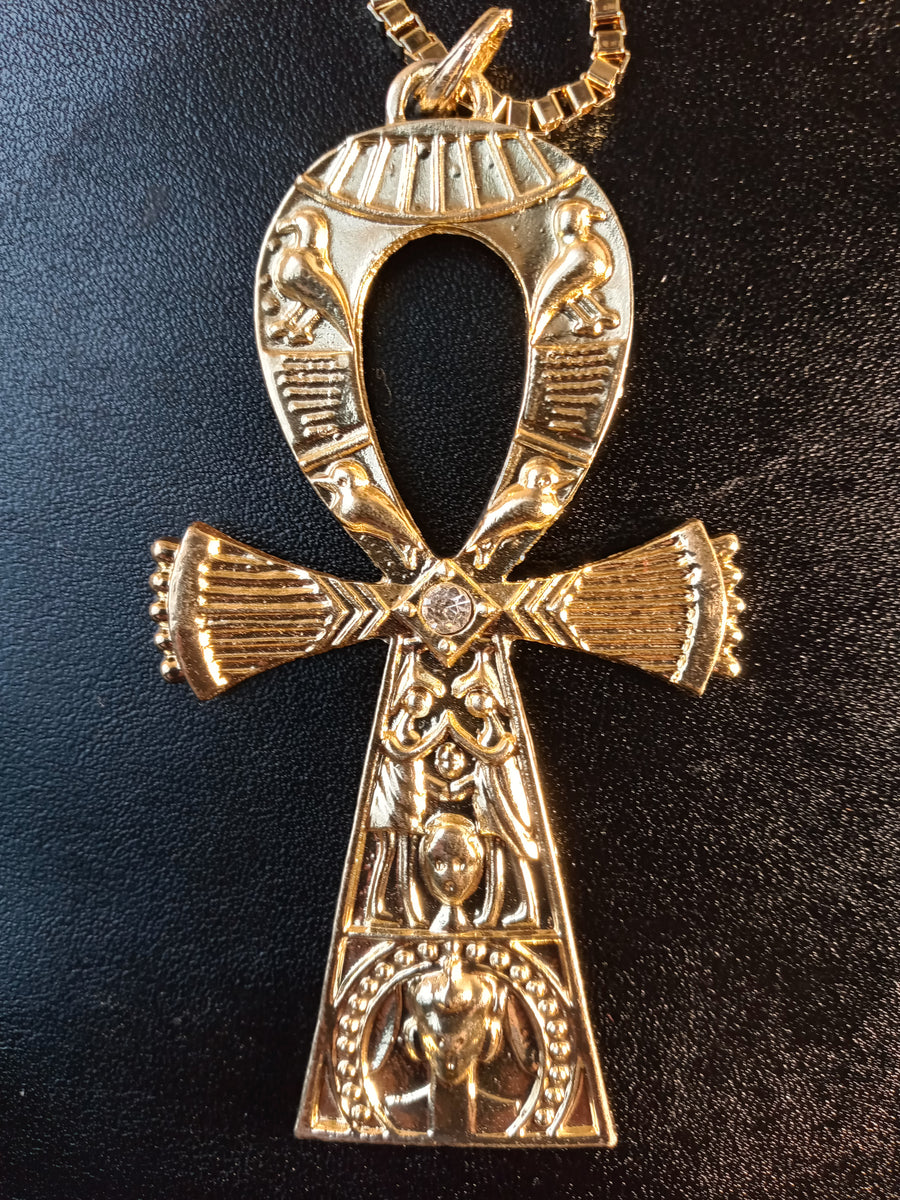 KEY OF ETERNAL LIFE-GOLD ANKH NECKLACE – King Seti Online Marketplace